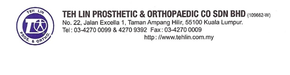 TEH LIN PROSTHETIC & ORTHOPAEDIC CO.SDN.BHD Company Overview & Details ...