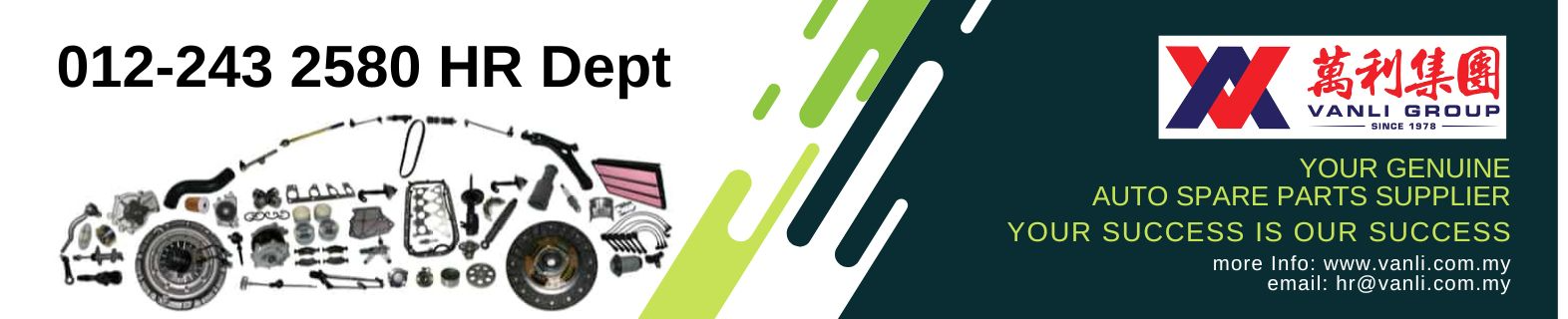 Working at Vanli Auto Spares Sdn Bhd - Company Profile & Information ...