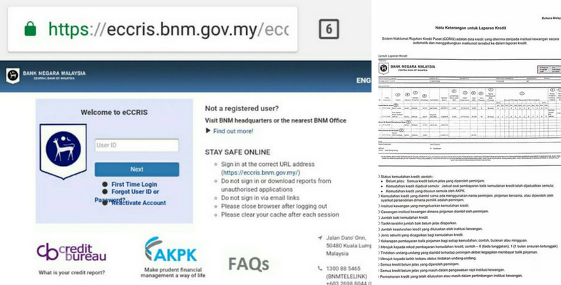 Lepas Ikut 15 Langkah Untuk Daftar eCCRIS Ini, Boleh Semak Laporan ...