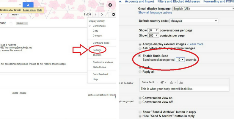 Anda Masih Boleh 'Undo' Kalau Tersalah 'Send' Email Dalam Masa 30 Saat ...