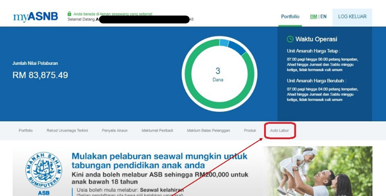 Tak Ada Masa Simpan ASB? Daftar 'Auto Labur' & Pelaburan Korang Terjamin Setiap Bulan, Tutorial ...