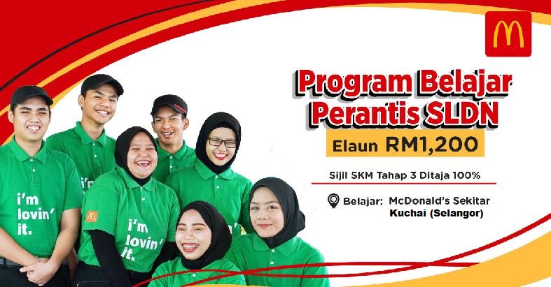 Program PERCUMA Perantis SLDN SKM 3 di Akademi Vokasional McDonald’s ...