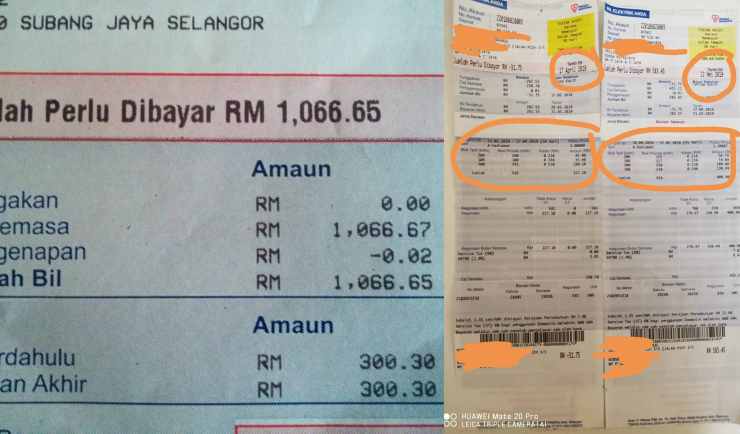 Bil api turun mendadak dari RM208.90 kepada RM36.60. Tips lelaki ini ...