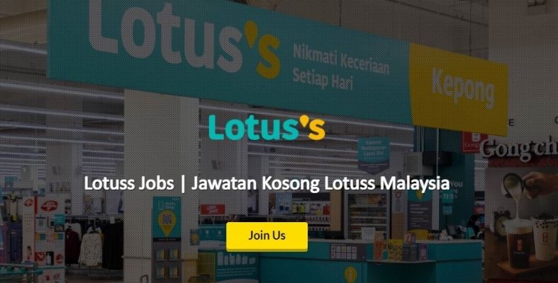 Peluang Pekerjaan Bersama Lotus’s Malaysia