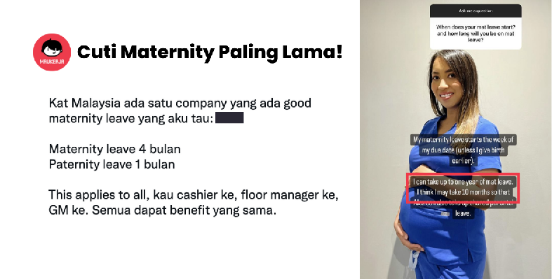 Gila! Ini Senarai Syarikat Yang Bagi Cuti Maternity Dan Paternity PALING LAMA! Ada Yang SETAHUN ...